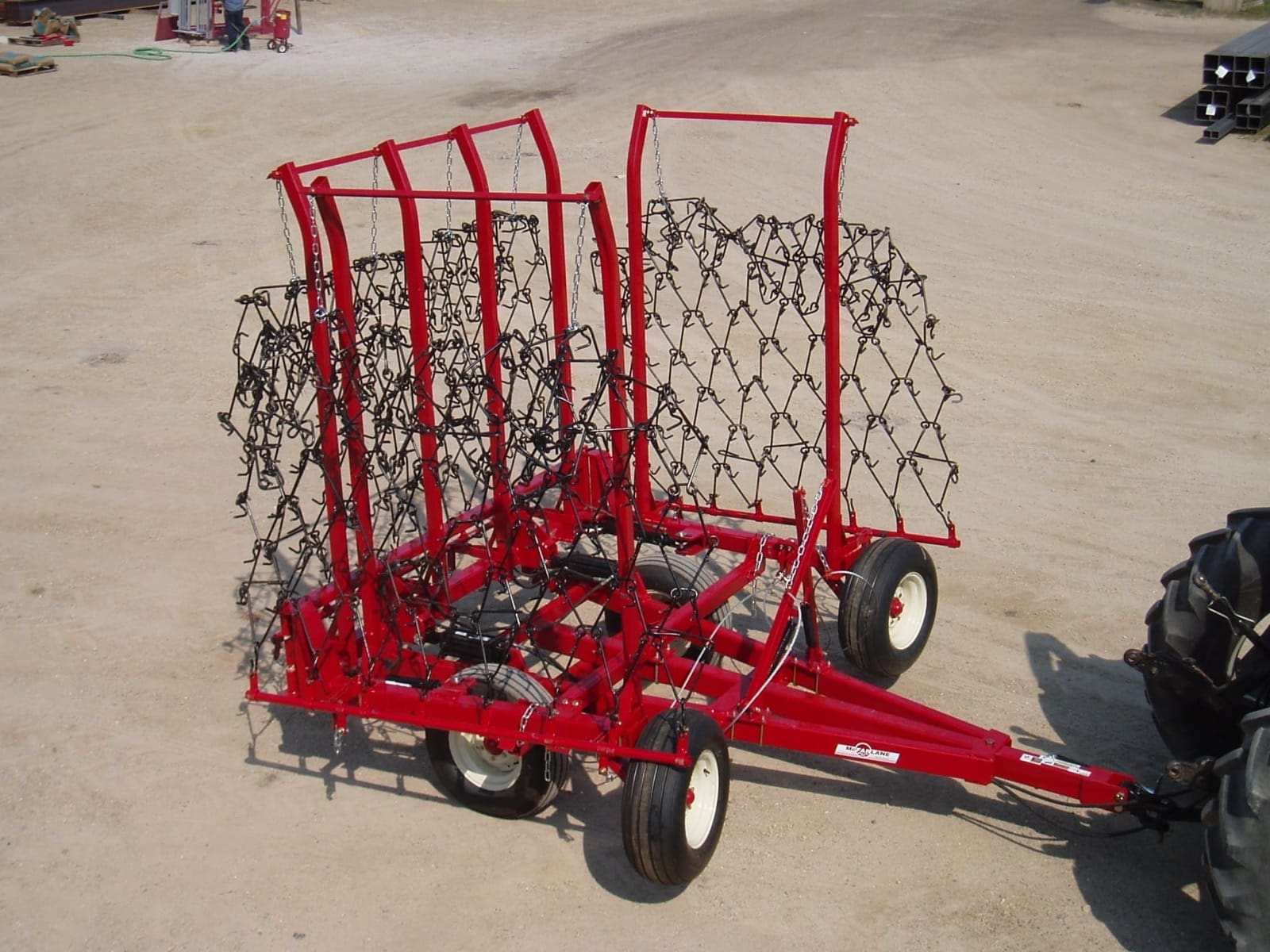 McFarlane Universal Chain Harrow Carts - Leading Edge Equipment